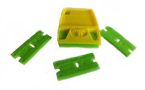 GAP™ SR-Series ScrapeRite Double-Edge Plastic Razor Blades - Plastic Blades